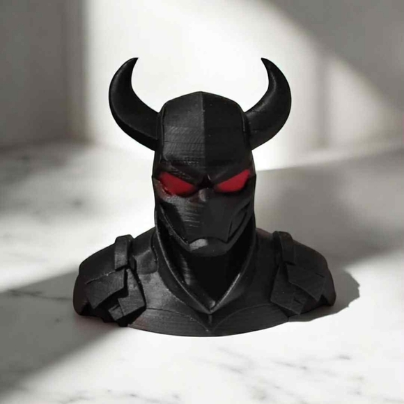 Accents | Black Horned Mask Bust | Poshmark